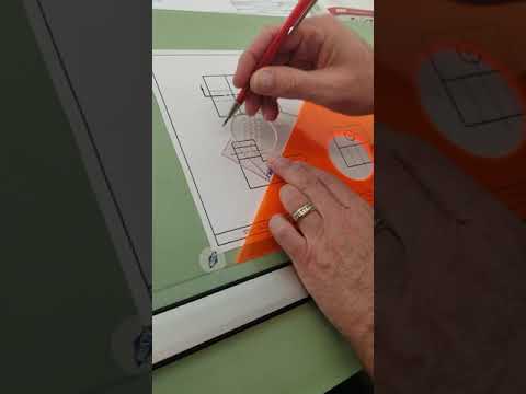 Ames Lettering Guide to draw Section Lines
