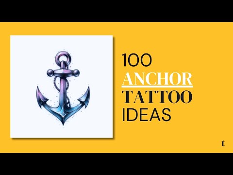 100 Anchor Tattoo Design Ideas