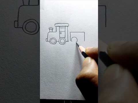 easy train drawing ππ #art #drawing #shorts