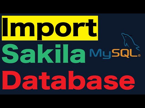 How to install the Sakila database into MySQL Workbench on a Mac/Windows?