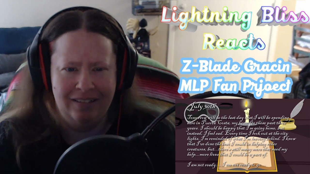 Lightning Bliss Reacts to Zblade MLP Fan Project