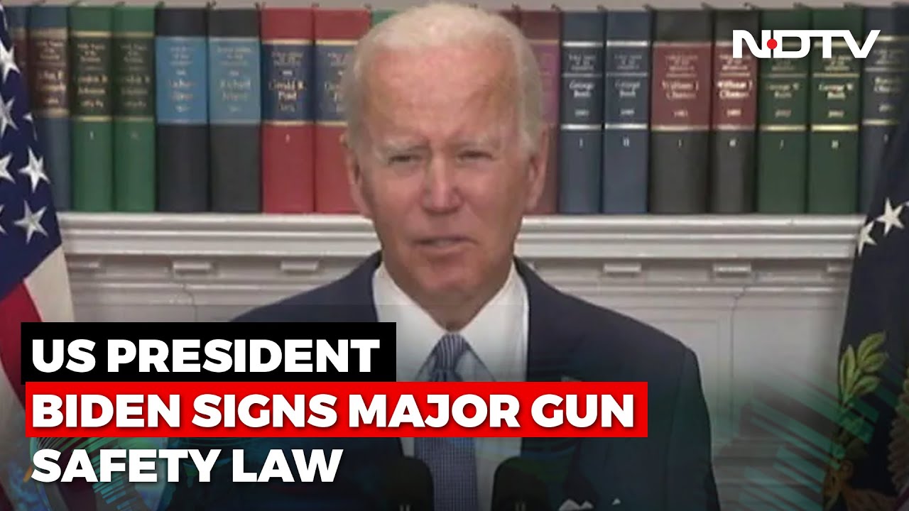 Biden Signs First Significant US Gun Control Law In Decades