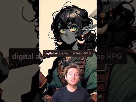 AI Generated DnD Character Art #dnd #aiart #chargen