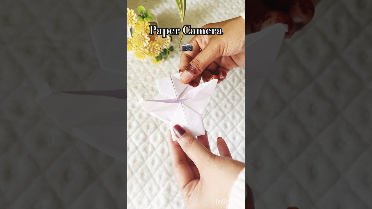 How to Make a Paper Camera #fun  #origami  #papercamera #paper