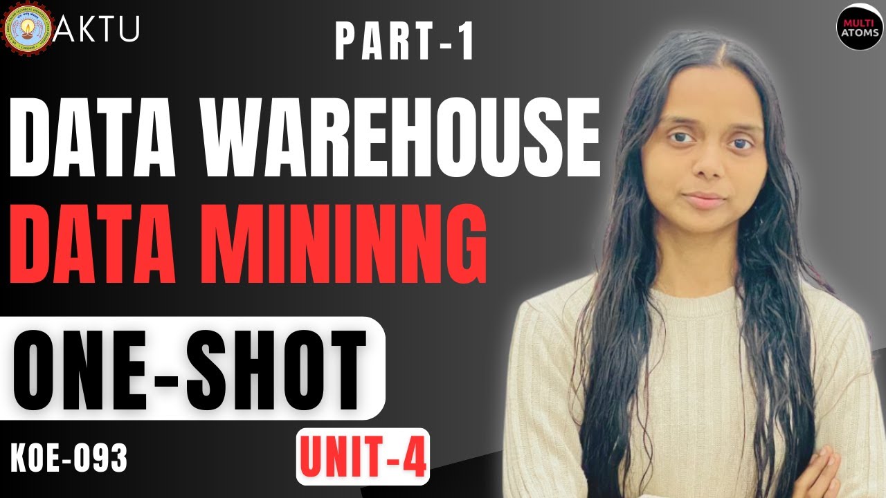 Data Warehouse & Data Mining | Unit-4 Part-1  One Shot | KOE-093 | PYQ Solutions | Aktu Exam