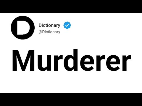Murderer Meaning In English