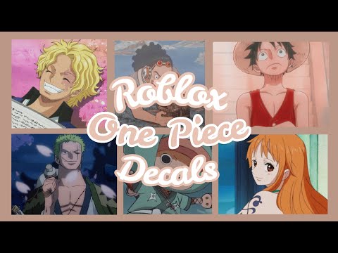 ROBLOX || Bloxburg x Royale High ~ Aesthetic One Piece Decals Ids