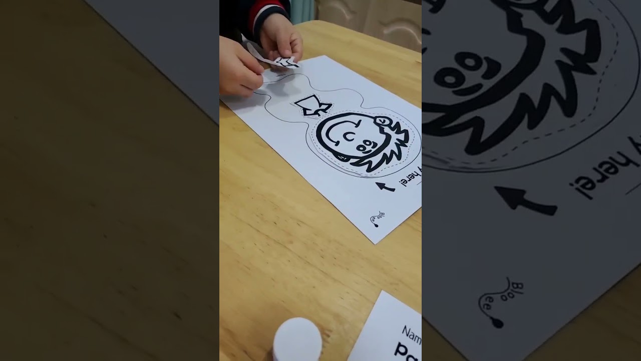 ESL Body Parts cut-and Paste activity