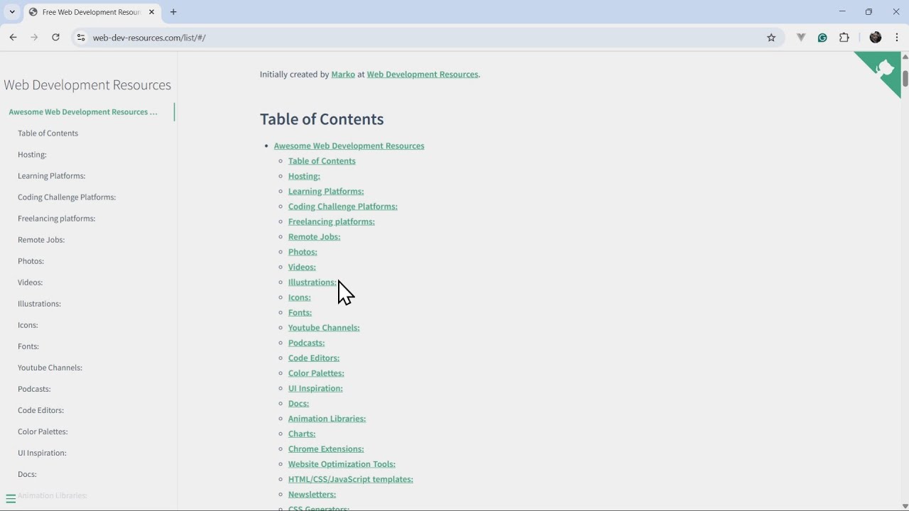 200+ resources for web developers. Open source!