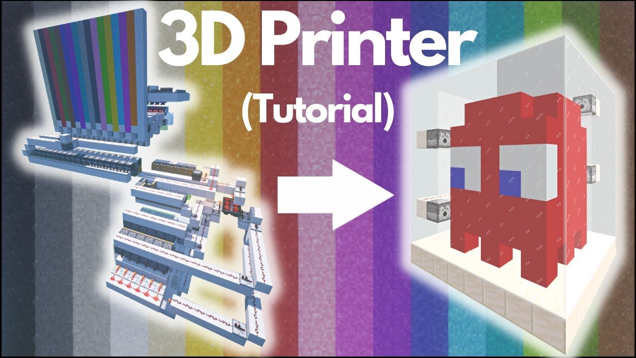 Minecraft: Small 3D Printer (Tutorial)