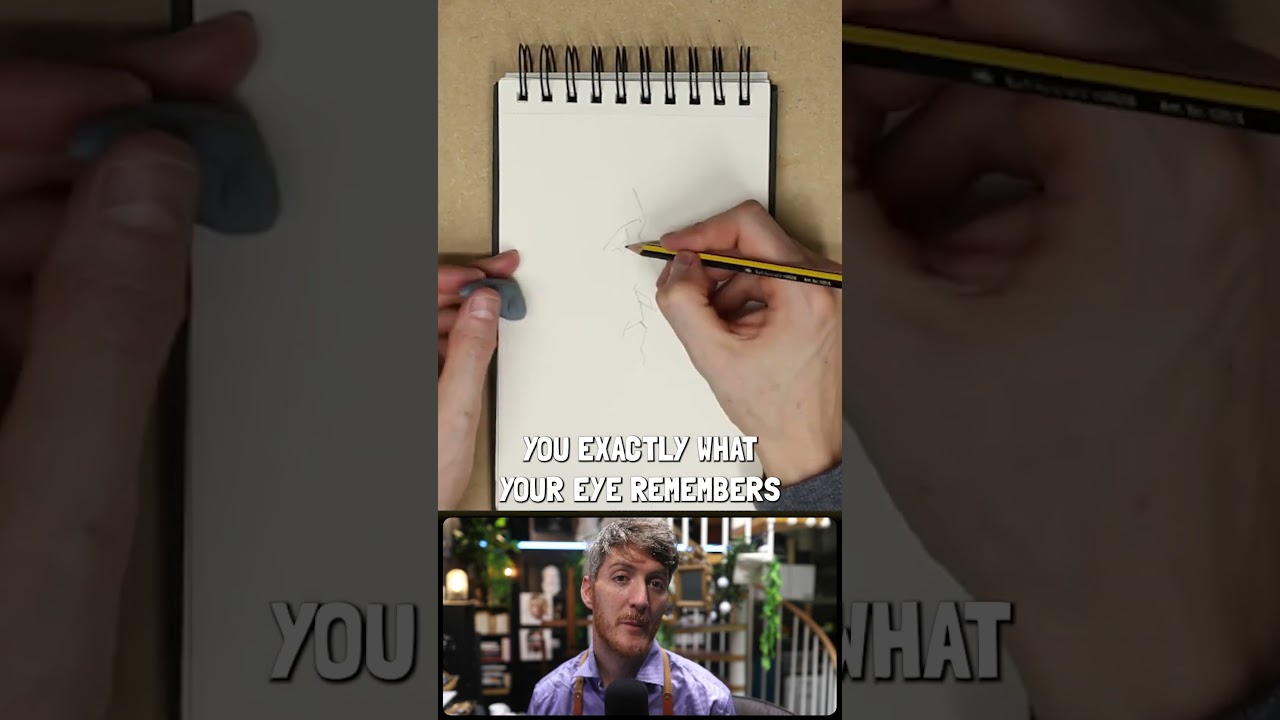 Train Your Visual Memory with This Simple Drawing Exercise  #art #beginnerarttips #oilpainting