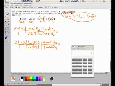 Excess Reagent Calculation | How Much Excess Remains | whitwellhigh.com