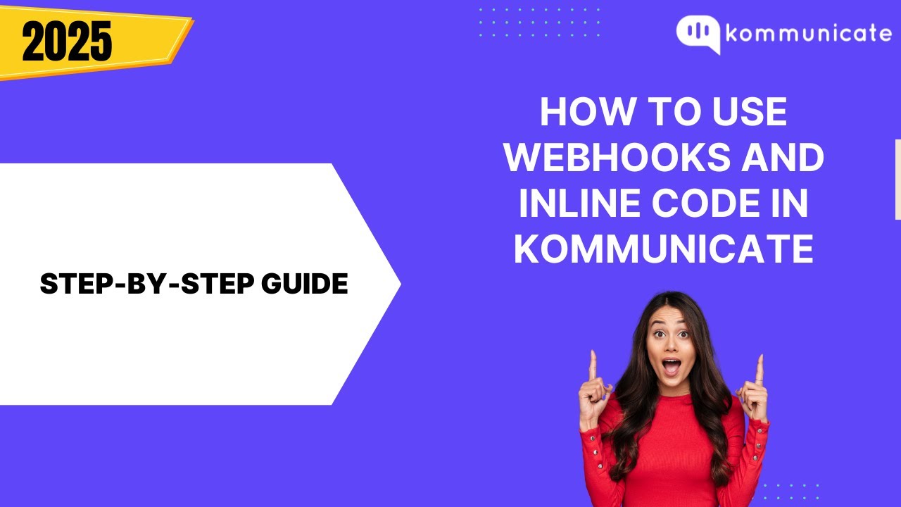 How to Use Webhooks and Inline Code in Kommunicate AI Chatbot
