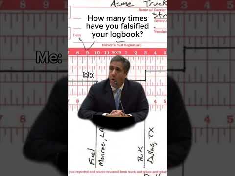 Before the ELD mandate. #trucking #truckdriver #job #logbook