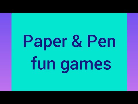 || Fun family game # 2 || Paper and pen games for children || kitty party games ||