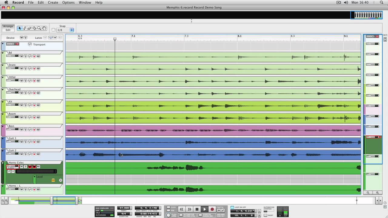Record micro tutorial 6 - Audio clips