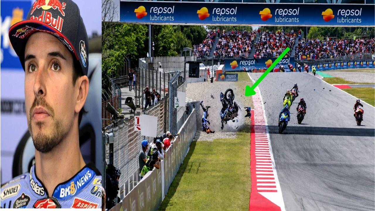 What Caused Álex Márquez Massive Accident in MotoGP Catalan Gp Today
