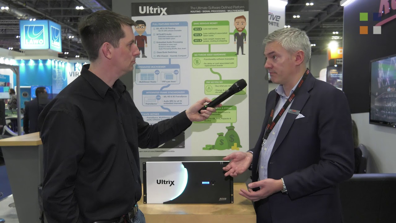 Ross Video Ultrix-FR5 shown at BVE 2018