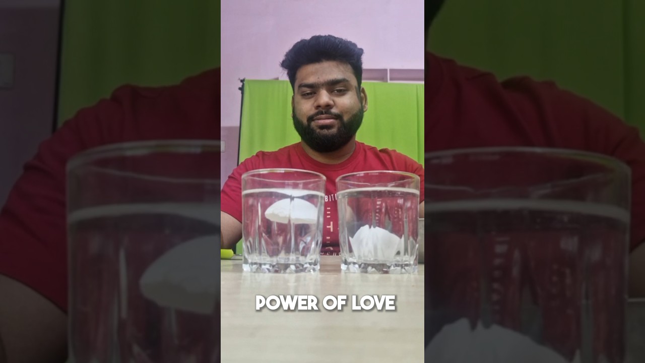 Egg Shell floats using Power of Love #fun #funny #physics #science #experiment #educational