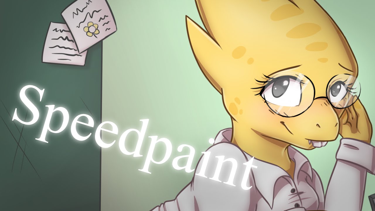Undertale Speedpaint - Dr. Alphys