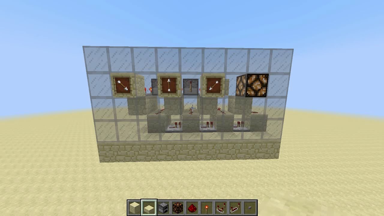 Minecraft Tutorial - Multi Item Frame Combination Lock