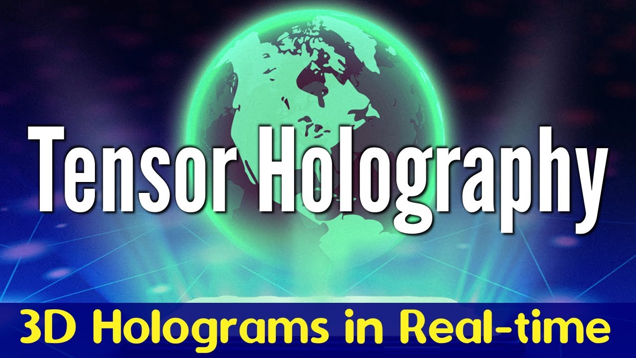 Using artificial intelligence to generate 3D holograms in real-time | Tensor Holography