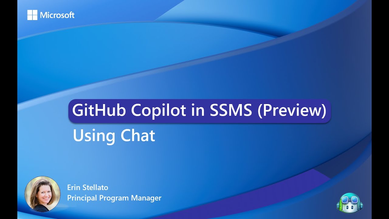 GitHub Copilot in SSMS - Using chat