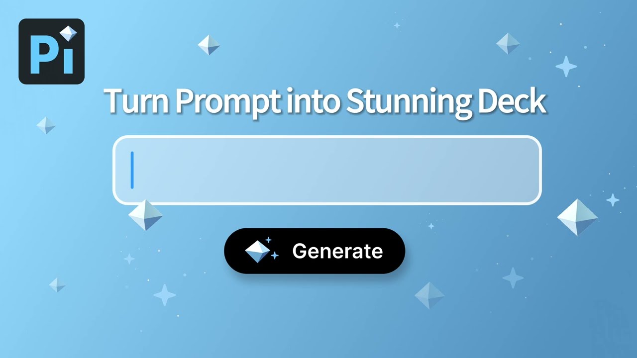 Pi: Presentation Intelligence: Turn Prompt into Stunning Presentations in Seconds