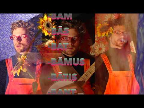 Latin present, imperfect, future active verb endings song