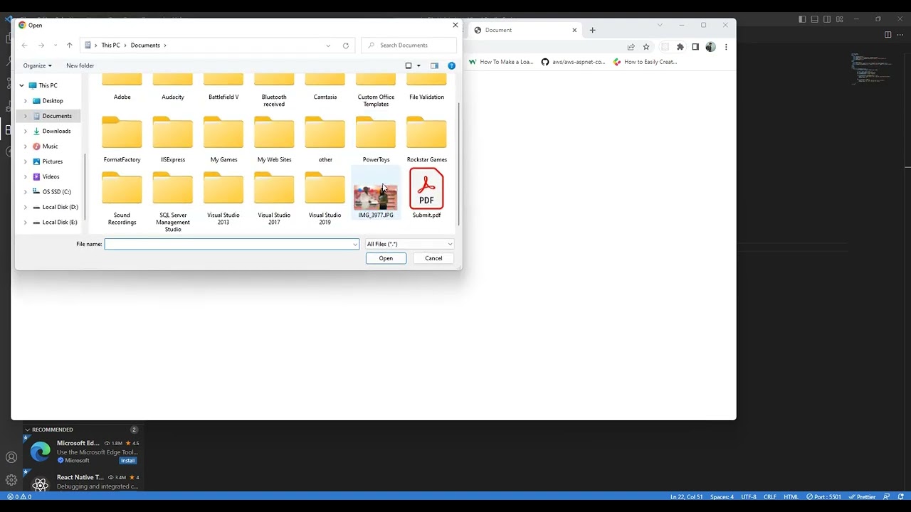 File upload Validation (File Extension, File Size) using jQuery | Unlimited Solutions