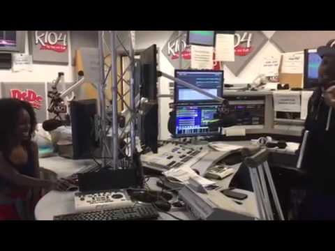 Pskillz and Nina in the studio of K104