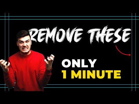How To Remove Guides In Adobe Photoshop [Fast] 1 Minute