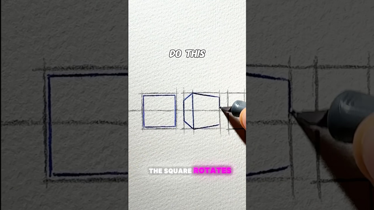 ✨How to Rotate Boxes ✨ #howtodraw