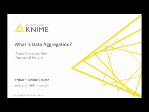 What's data aggregation?