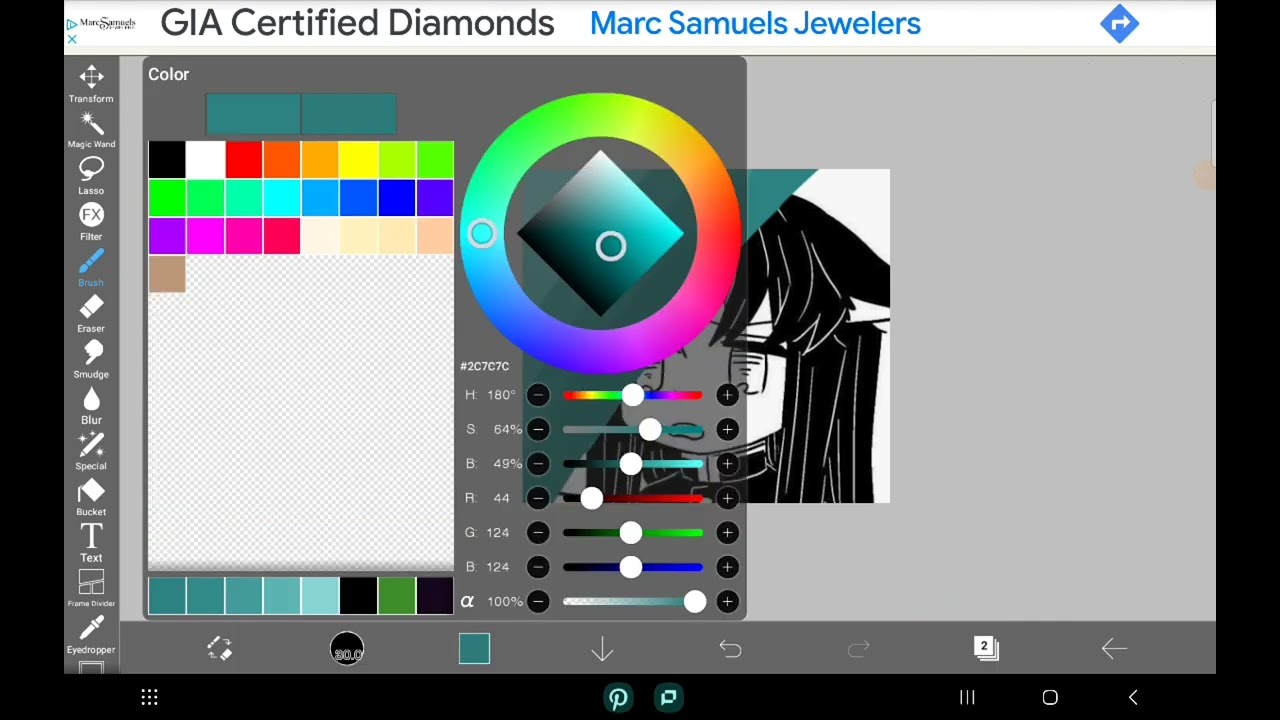 How to color manga icons ♡