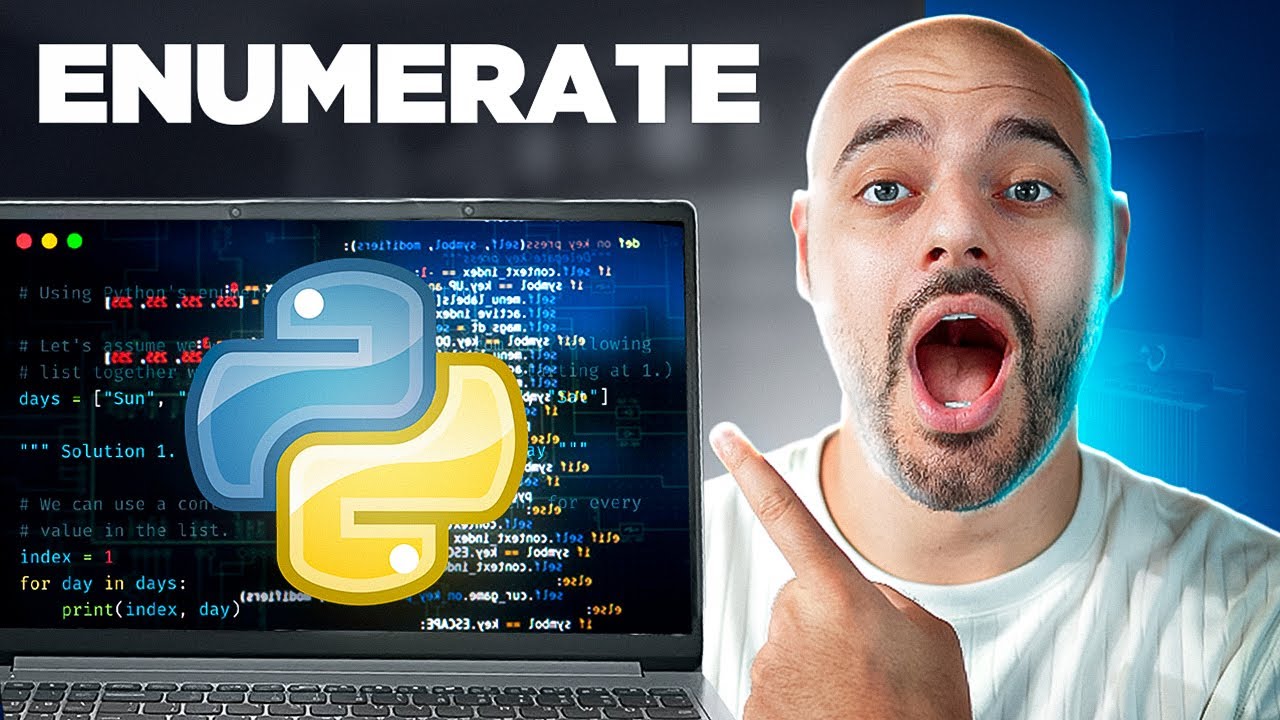 Enumerate Python Tutorial | Learn Python Basics the Right Way (must know)