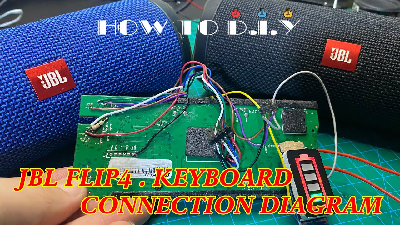 Jbl flip4 keyboard pin connection diagram - Sơ đồ đấu nối chân bàn phím jbl flip 4