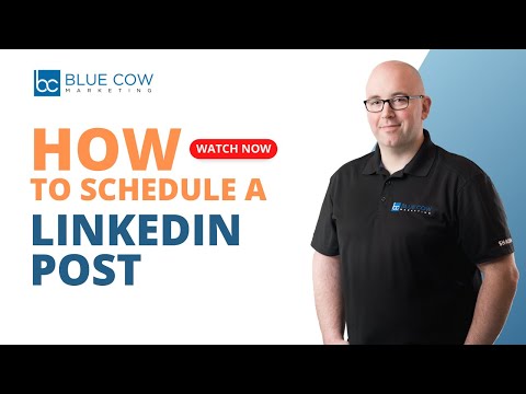 How to Schedule A LinkedIn Post | How to schedule a post on LinkedIn