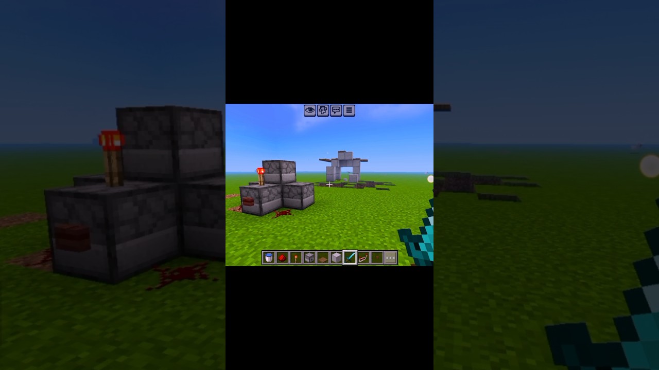 Minecraft Mini Cannon Tutorial 🔥 (1 Minute Build!) Creative build