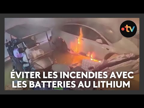Batteries au lithium et incendies : les bonnes règles d'utilisation et les bons réflexes à adopter