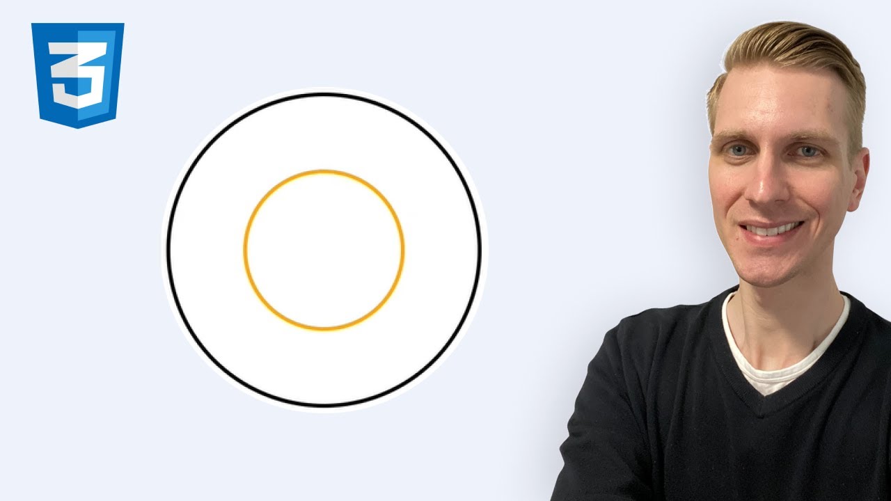Make a Circle Inside a Circle in HTML & CSS