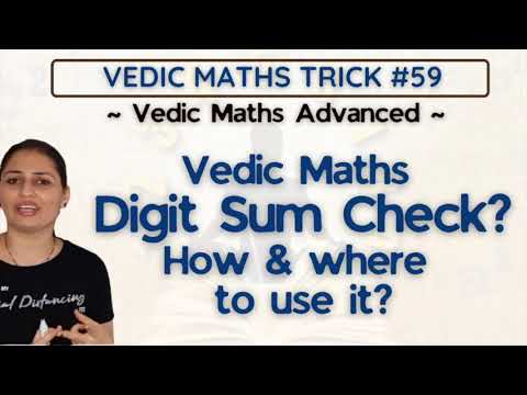What is Digit Sum Check and how to use it? Video Lecture - Quantitative ...
