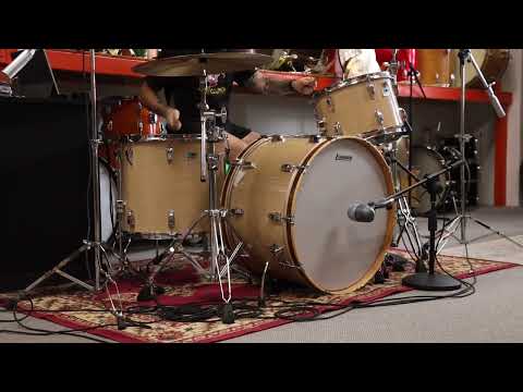 1970s Ludwig 14x24 10x14 and 16x18 Maple Cortex Drum Set | Reverb