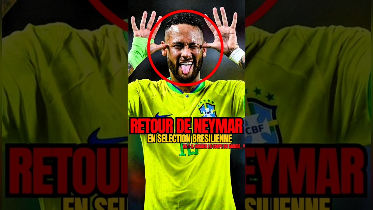 NEYMAR RETURNS TO THE BRAZILIAN NATIONAL SIDE AFTER A YEAR AND A HALF 🤍 FIRST OPPONENT IS MESSI 🔥