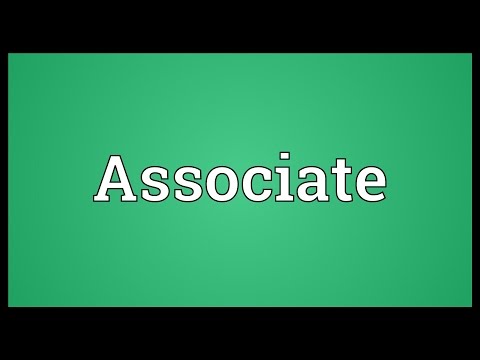 Associate Meaning