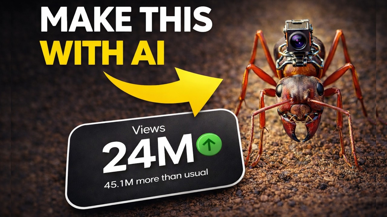 How to Make Viral Insect POV Videos Using AI (100% Free Method)
