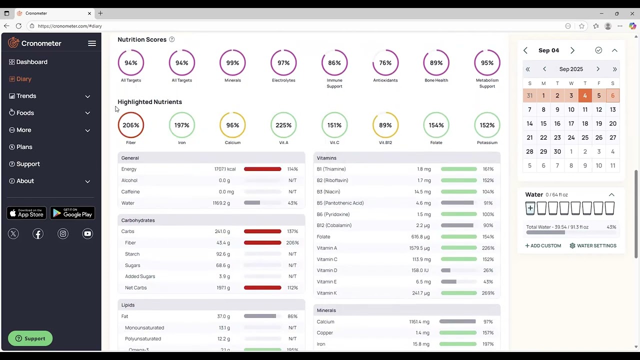 Cronometer Tutorial 25