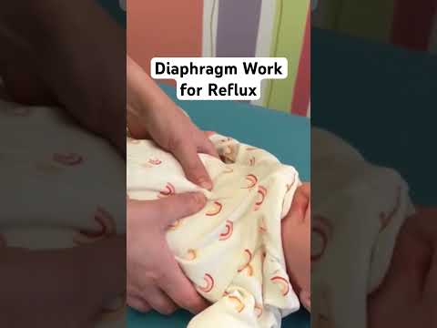 Diaphragm Release for Baby Reflux #babycare #colic #reflux