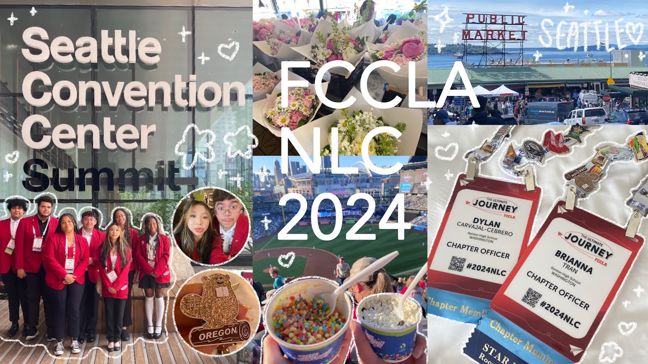 made it to nationals FCCLA NLC 2024 vlog in *seattle* | junior year 🏙️