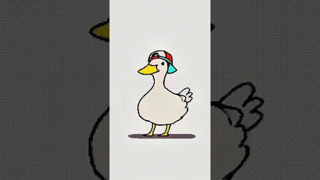 pin pa pum pum pum pen #highlights #duckdance #viral